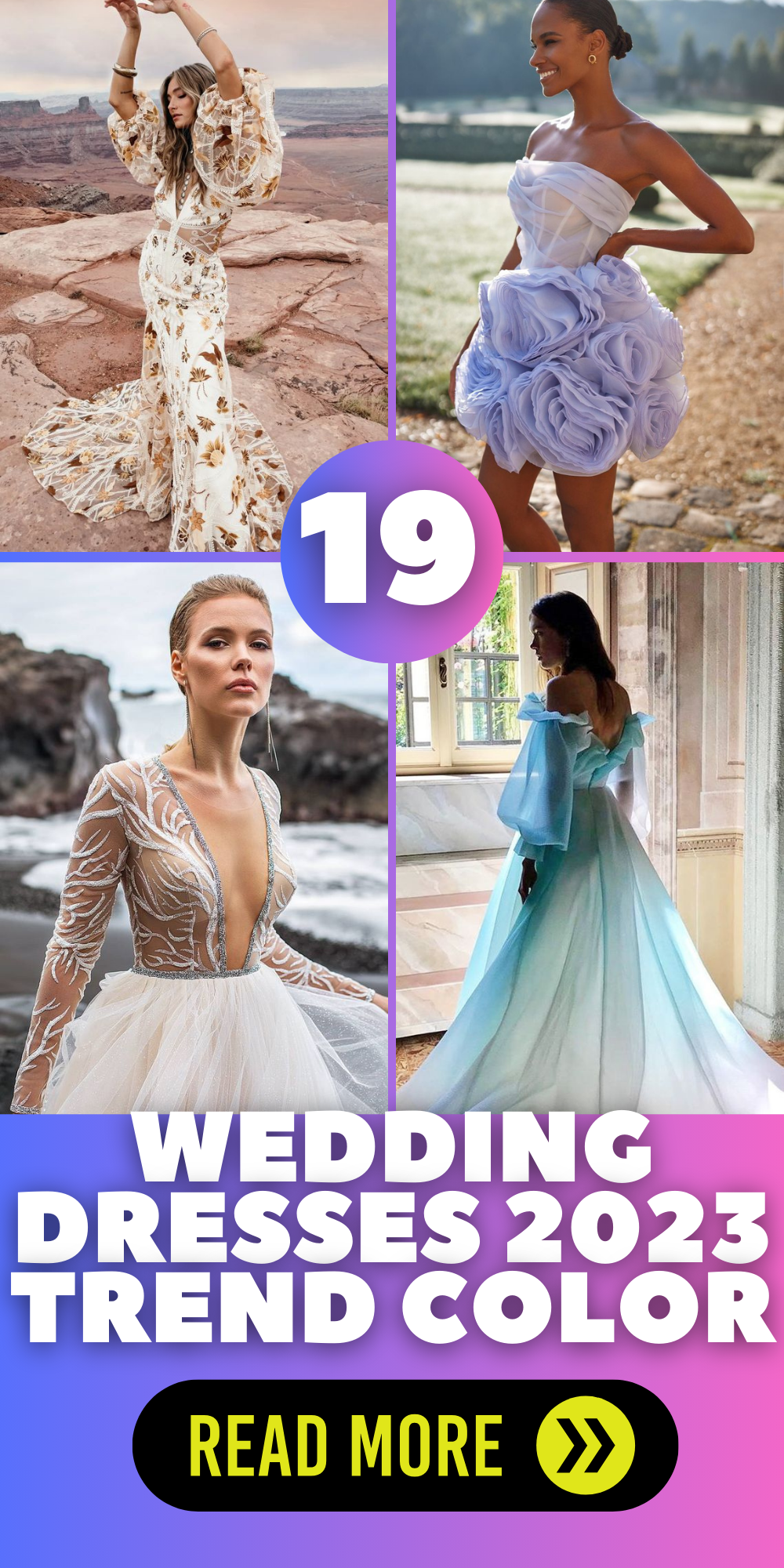 2024 Wedding Dress Trends: Unique Colors & Styles for Every Season ...