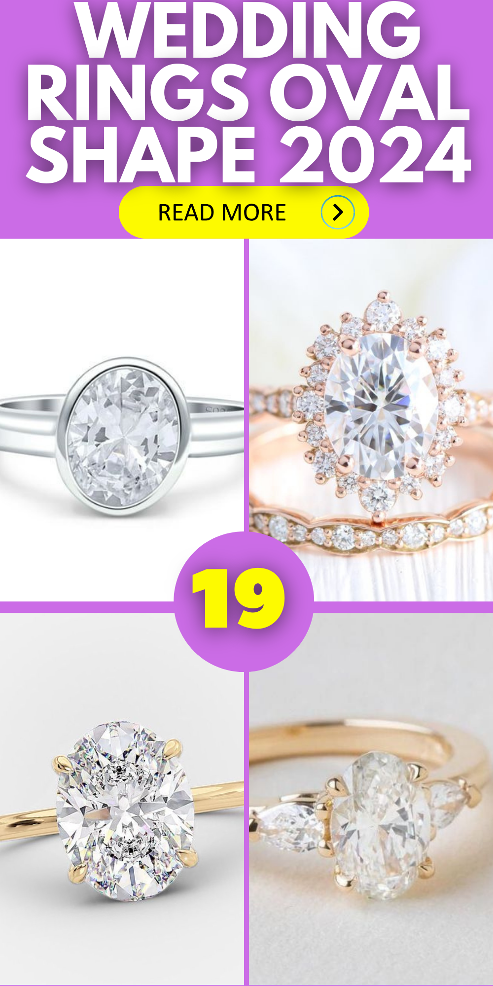 Discover 19 Elegant Oval-Shaped Wedding Rings for 2024 | Expert Picks