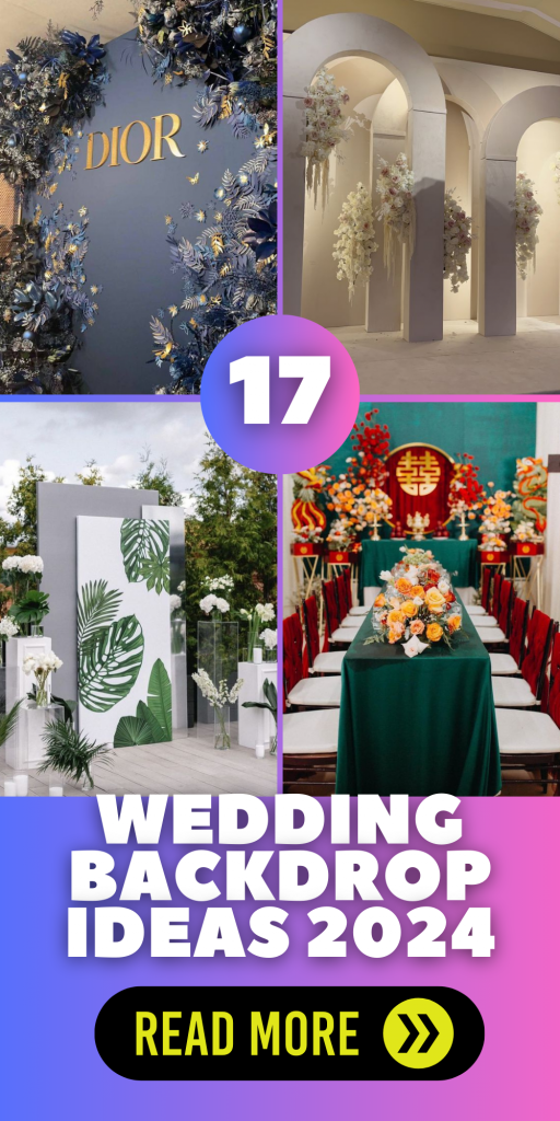 2024 Wedding Backdrop Ideas: Simple, Unique, and Elegant Decorations ...