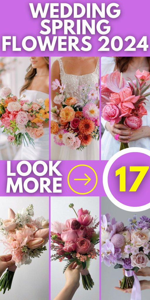 2024 Wedding Spring Flowers: Burgundy, Rustic, and Emerald Green ...