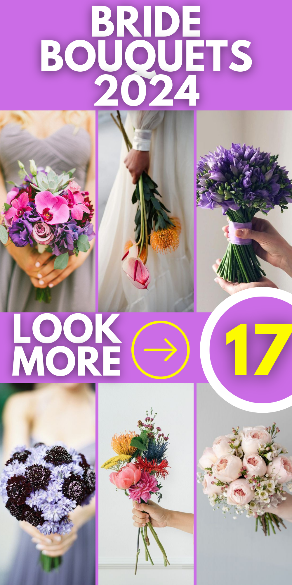 2024 Bride Bouquets: Elegant, Boho, and Rustic Wedding Flower Trends