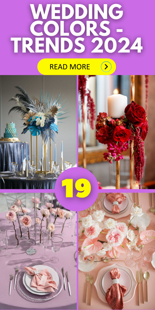 2024 Wedding Color Trends: Discover Seasonal Palettes & Themes