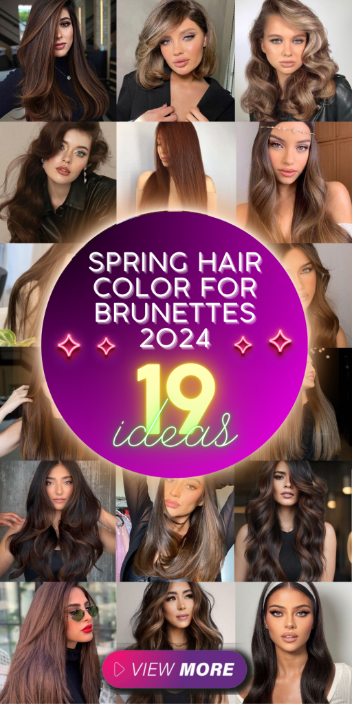 2024's Must-Try Spring Hair Color for Brunettes - woman-trend.com