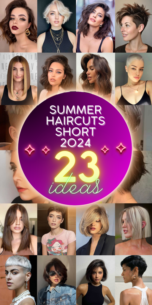 Short and Stylish: 2024's Must-Have Summer Haircuts - woman-trend.com