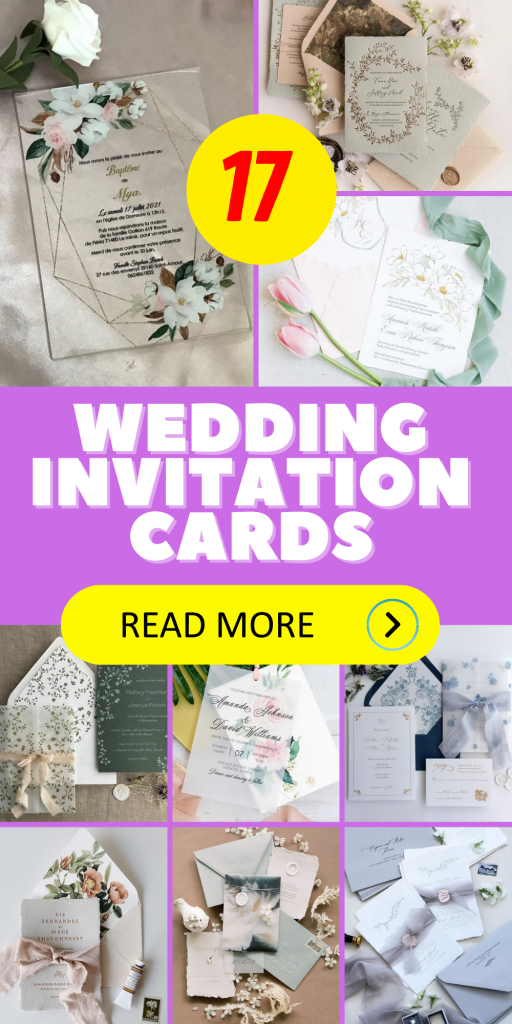 Elegant Wedding Invitation Cards: Unique Designs, Templates, and More