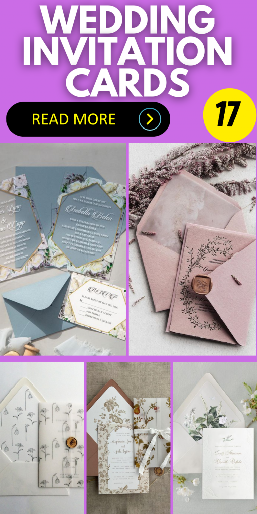Elegant Wedding Invitation Cards: Unique Designs, Templates, and More
