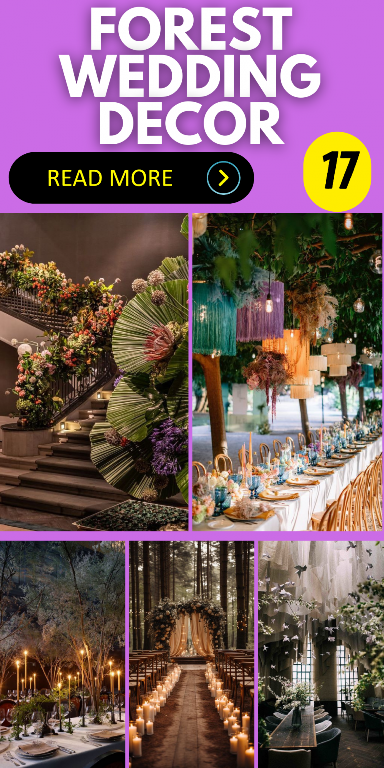 Enchanting Forest Wedding Decor: Rustic, Boho, and Magical Ideas for ...