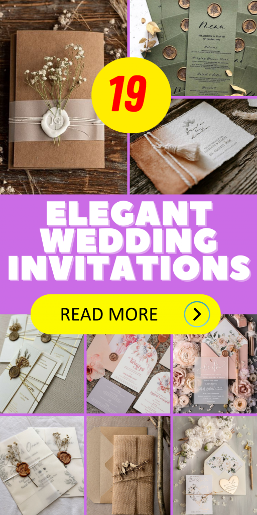 Elegant Wedding Invitations: Luxury, Classy, and Modern Card Designs