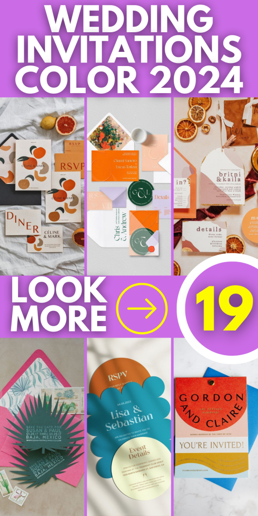 2024 Wedding Invitations: Color Schemes, Floral Themes, and Minimalist ...