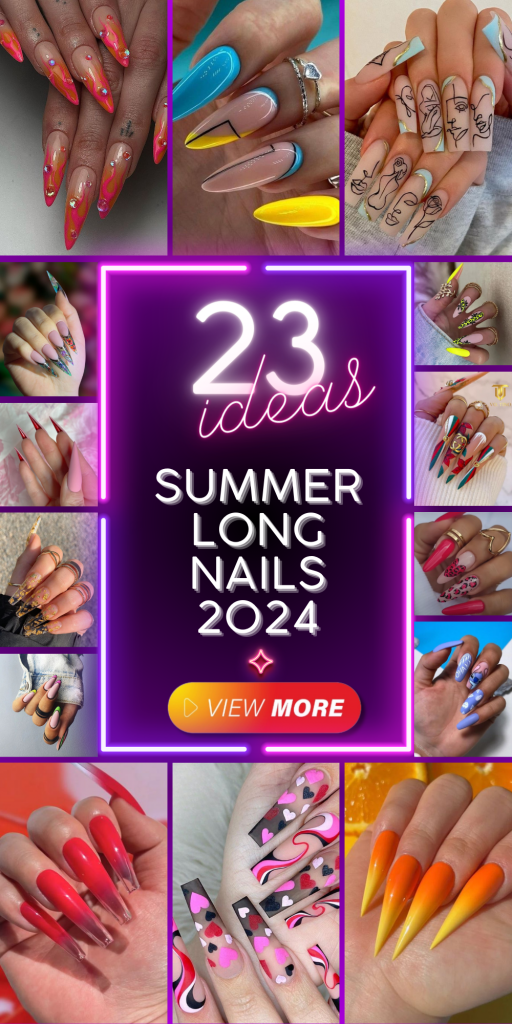 Summer Long Nails 2024: Trendy Designs & Cute Colors | Inspiration & Trends