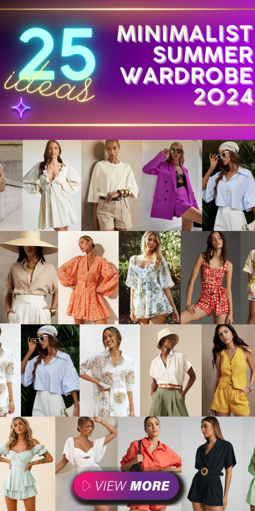 2024 Minimalist Summer Wardrobe: Essentials for French Travel & Vacation