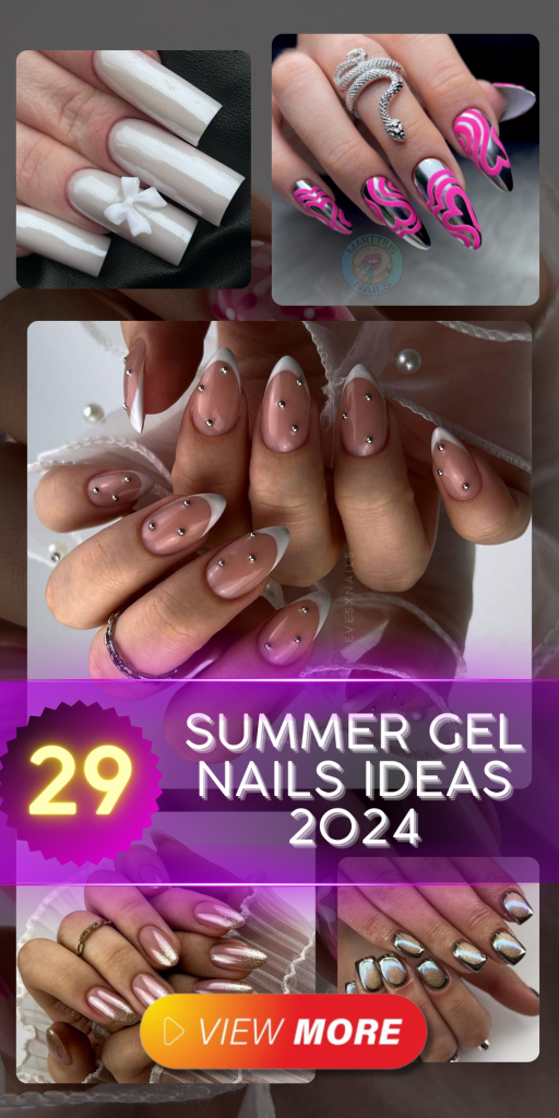2024 Summer Gel Nails: Short & Simple Designs for a Fun Holiday Look