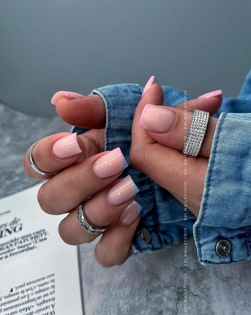 2024 French Nail Designs: Elegant, Fun & Trendy Ideas for Short, Long ...