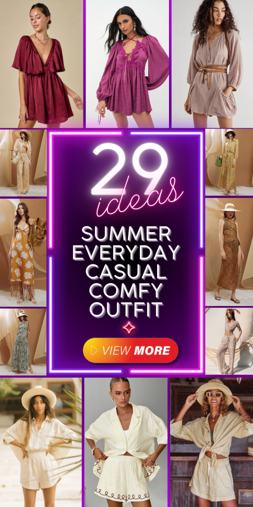 Everyday Summer Casual Comfy Outfit Ideas: Fashion, Street Style ...