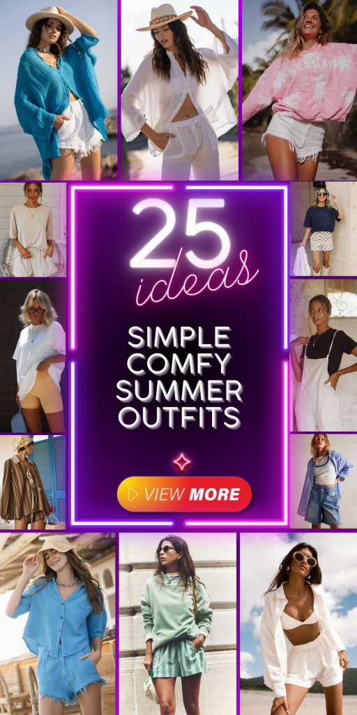 Simple Comfy Summer Outfits: Affordable Casual Styles for Women ...
