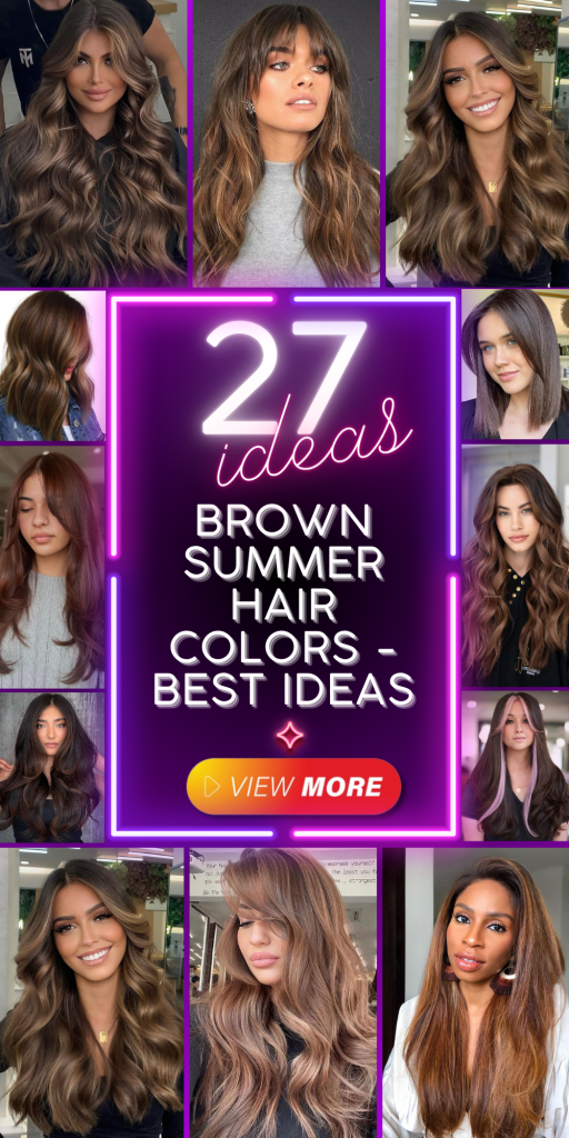 Best Ideas for Brown Summer Hair Colors: Trends & Inspiration 2024