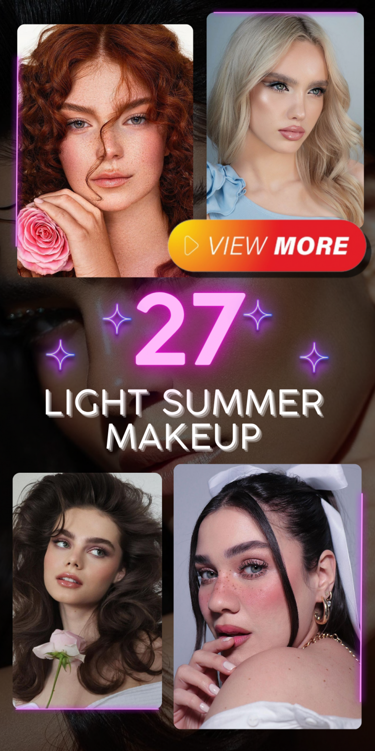 27 Light Summer Makeup Ideas: Natural Looks and Korean Inspired Tutorials