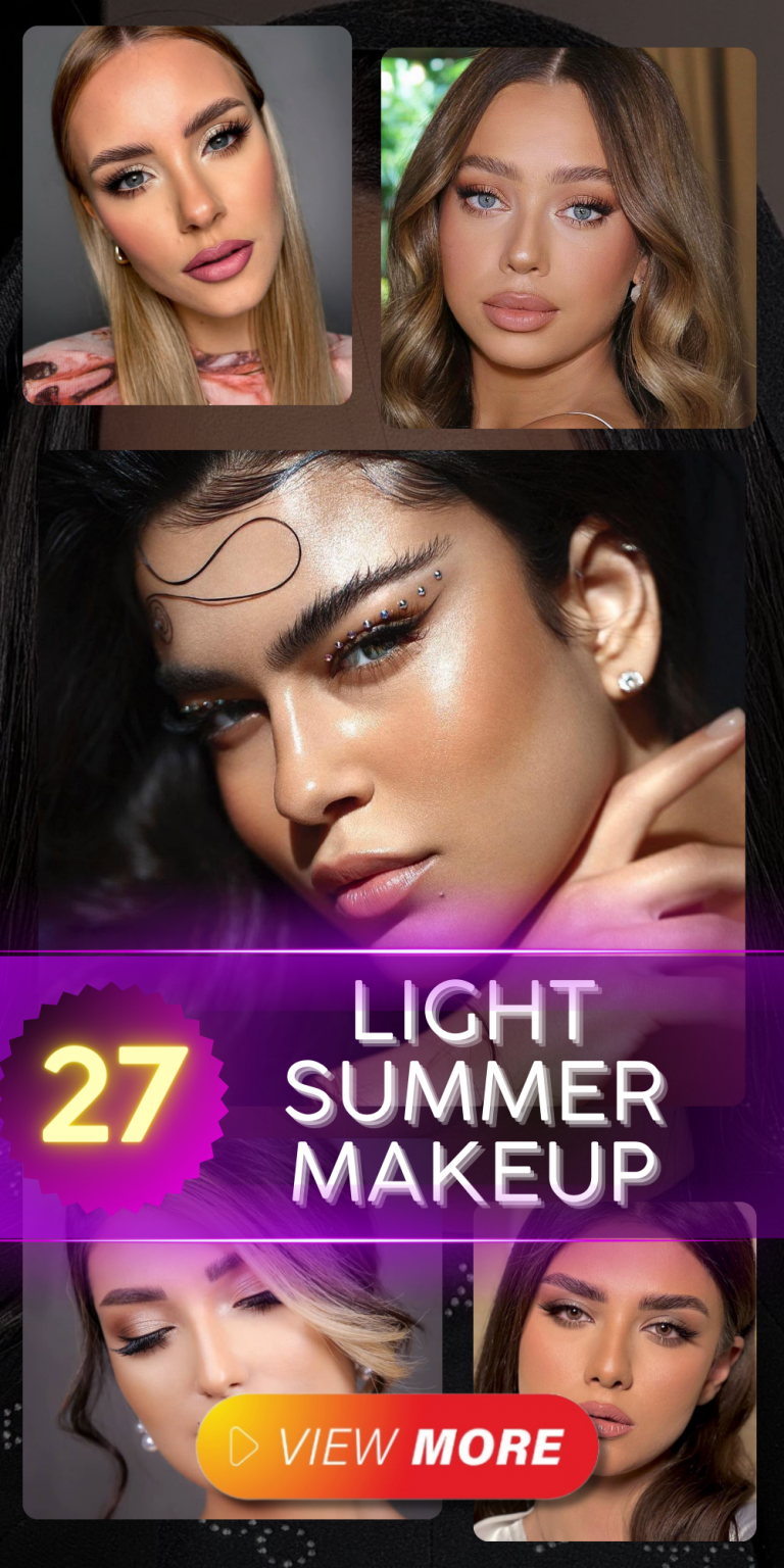 27 Light Summer Makeup Ideas: Natural Looks and Korean Inspired Tutorials