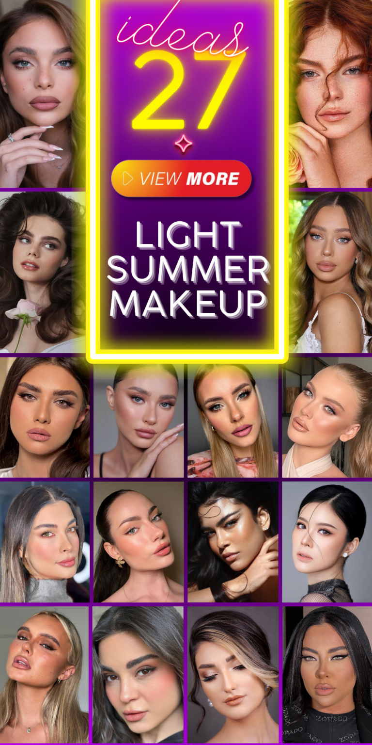 27 Light Summer Makeup Ideas: Natural Looks and Korean Inspired Tutorials