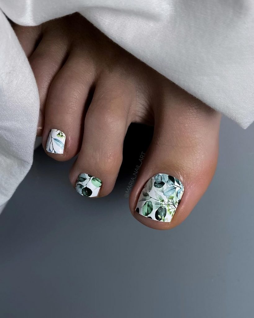 25 Summer White Toe Nail Designs: Matching Ideas for Pedicures