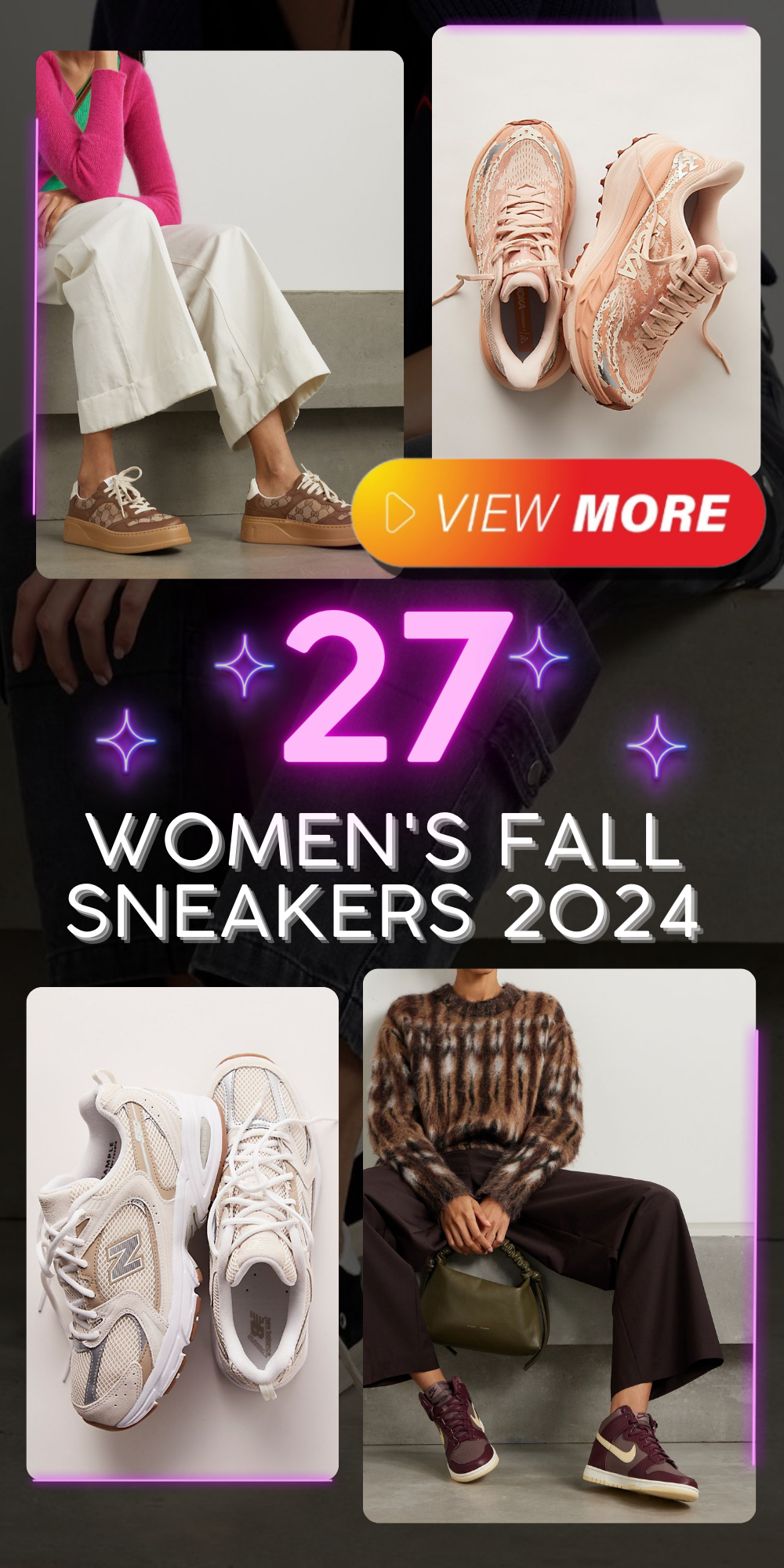 27 Trendy Women's Fall Sneakers for 2024: Stylish and Casual Shoe Ideas