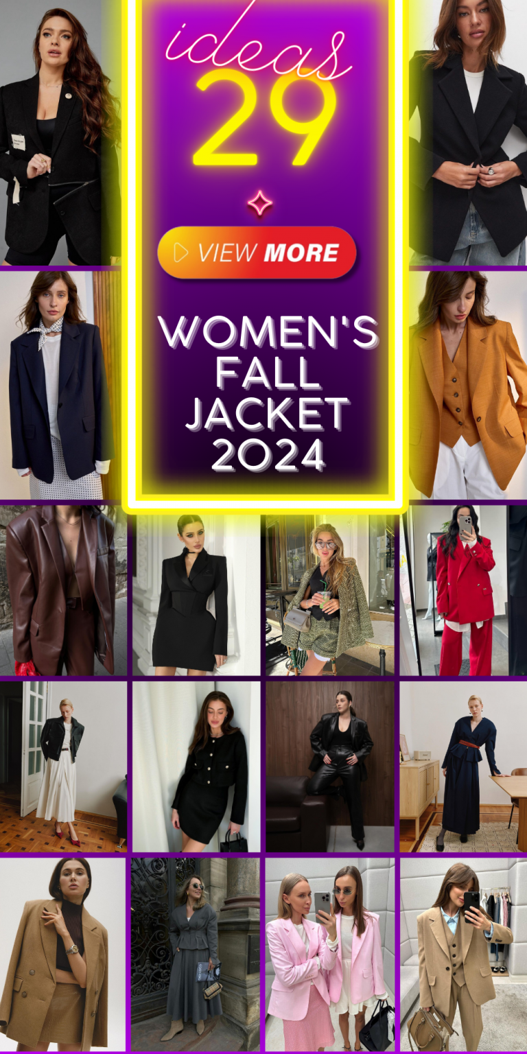 29 Women's Fall Jacket Ideas 2024: Trendy, Classy, and Affordable ...