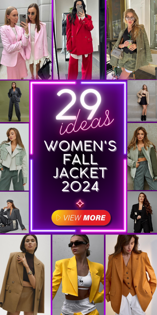 29 Women's Fall Jacket Ideas 2024: Trendy, Classy, and Affordable ...