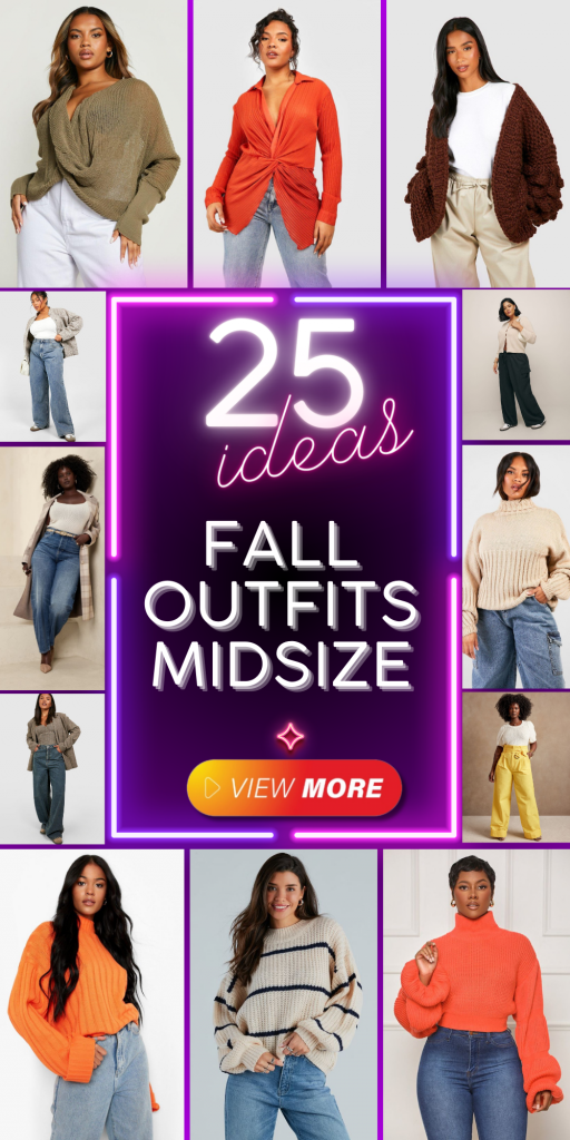 25 Midsize Fall Outfits: Cozy, Classy, and Cute Ideas for Women in NYC - Casual, Comfy, Chic Styles