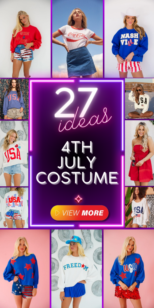 27 Creative 4th of July Costume Ideas for Women: DIY, Party, Dance, and ...
