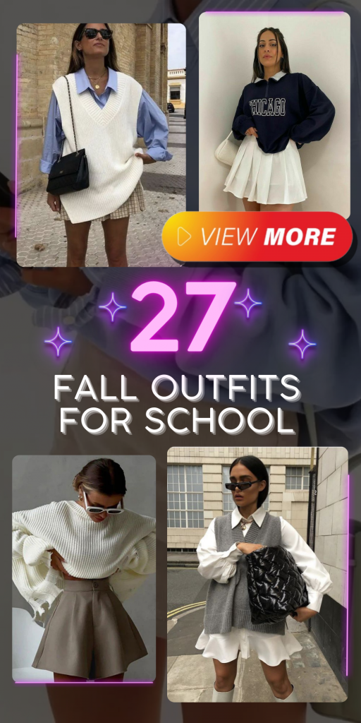 27 Fall Outfits for School: Cute, Casual, and Comfy Ideas for Women