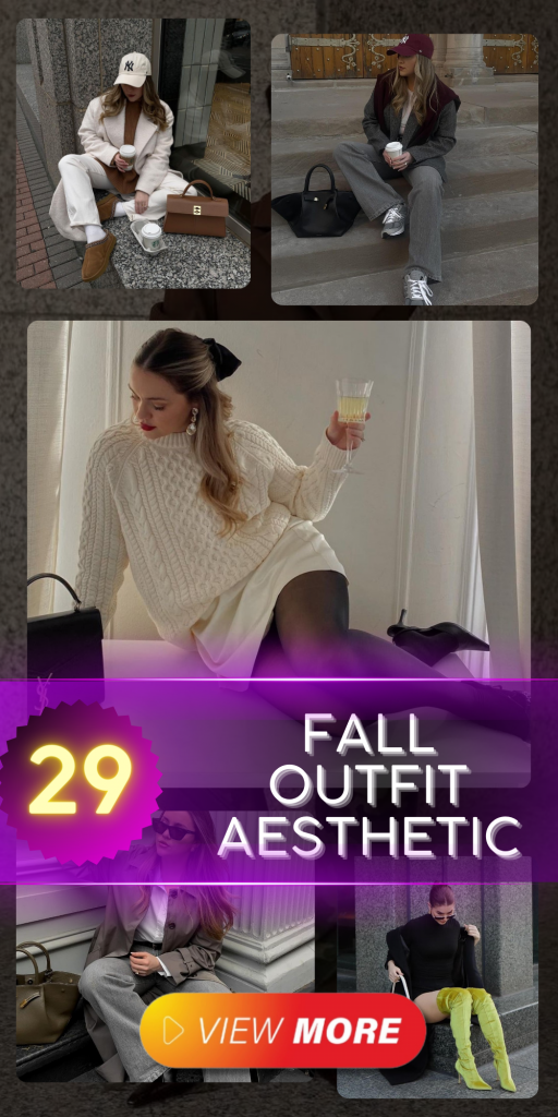 Fall Outfit Aesthetic: 29 Ideas - Cozy, Vintage, Cute, Grunge, Casual ...