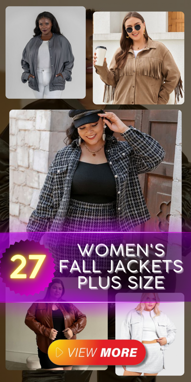 Women's Fall Jackets Plus Size: 27 Trendy Ideas - Casual, Leather ...
