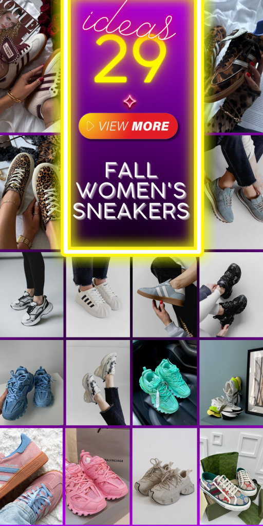 29 Trendy Fall Women's Sneakers: Stylish Outfit Ideas for Every Occasion