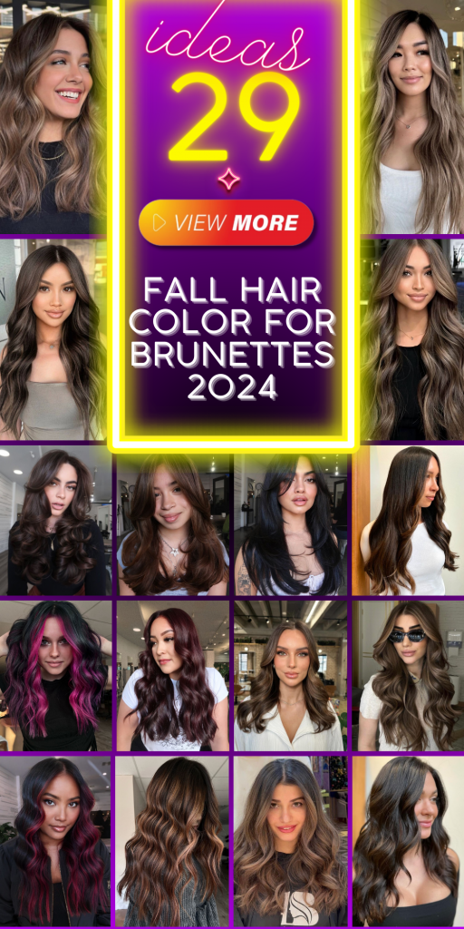29 Fall Hair Color Ideas for Brunettes 2024: Trendy and Fun Styles for ...
