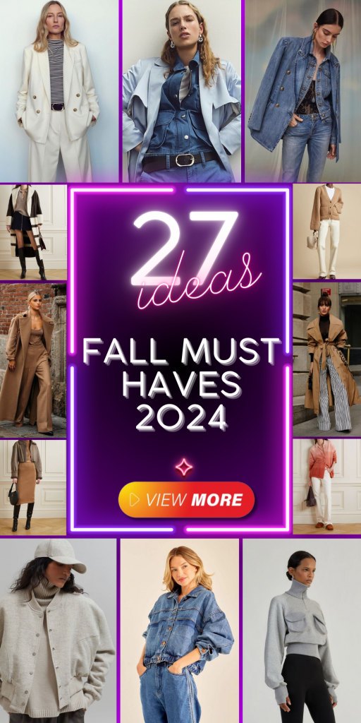 Fall Must-Haves 2024: 27 Essential Items for Trendy Autumn Outfits and ...