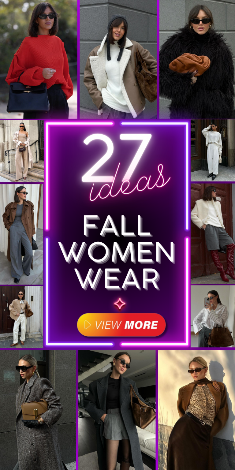 Fall Women Wear 27 Ideas - Casual, Work, Office, and Formal Outfits for ...