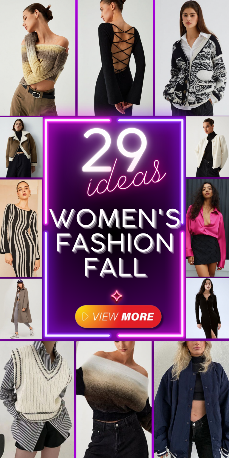 29 Women's Fall Fashion Ideas: Stylish Outfits for Ages 30 to 70