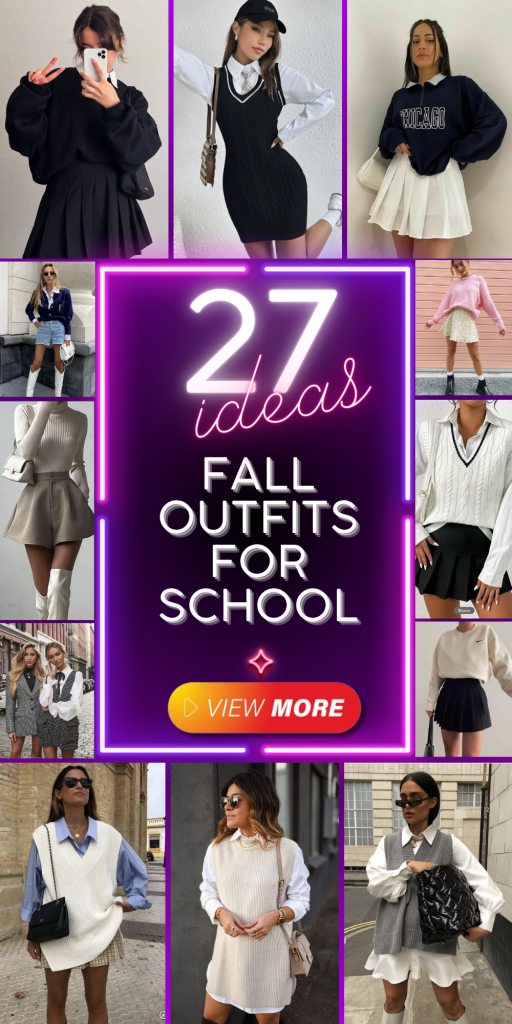 27 Fall Outfits for School: Cute, Casual, and Comfy Ideas for Women