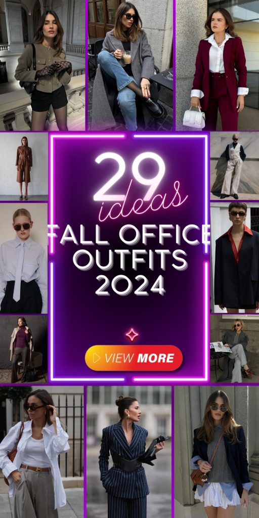 29 Fall Office Outfits for 2024: Chic and Comfortable Ideas for Women ...