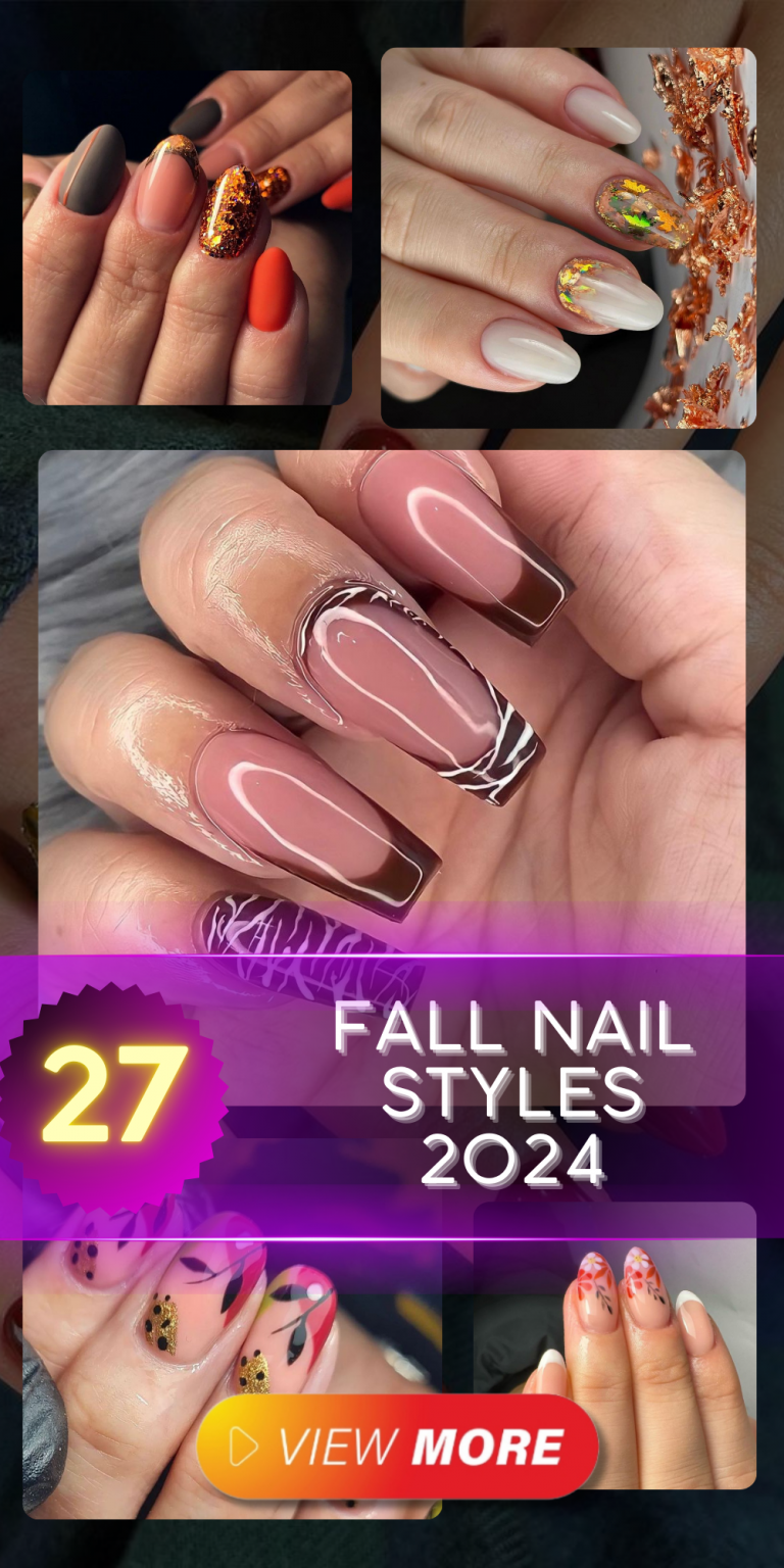 Fall Nail Styles 2024: 27 Ideas to Inspire Your Next Manicure - Fall ...