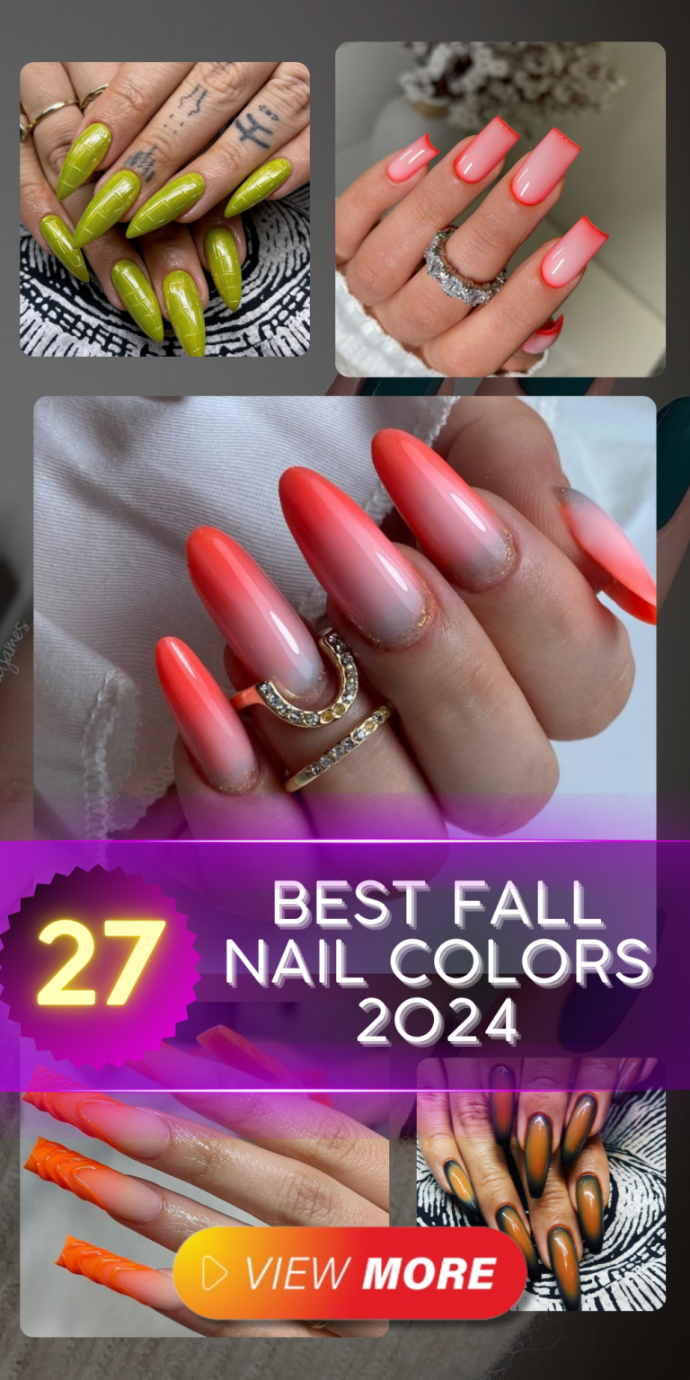 Best Fall Nail Colors 2024: 27 Ideas for Stunning Manicures - Fall ...