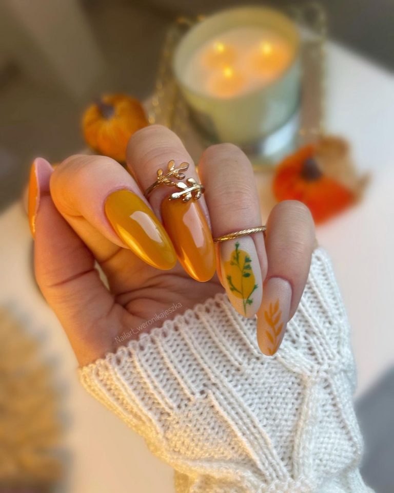 27 Ideas for Fall Gel Nail Designs - Fall Update 2025