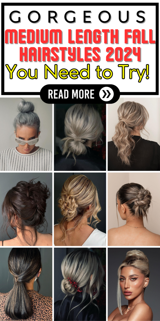 25 Medium Length Fall Hairstyles 2024 Easy Ideas for Blonde, Curly ...