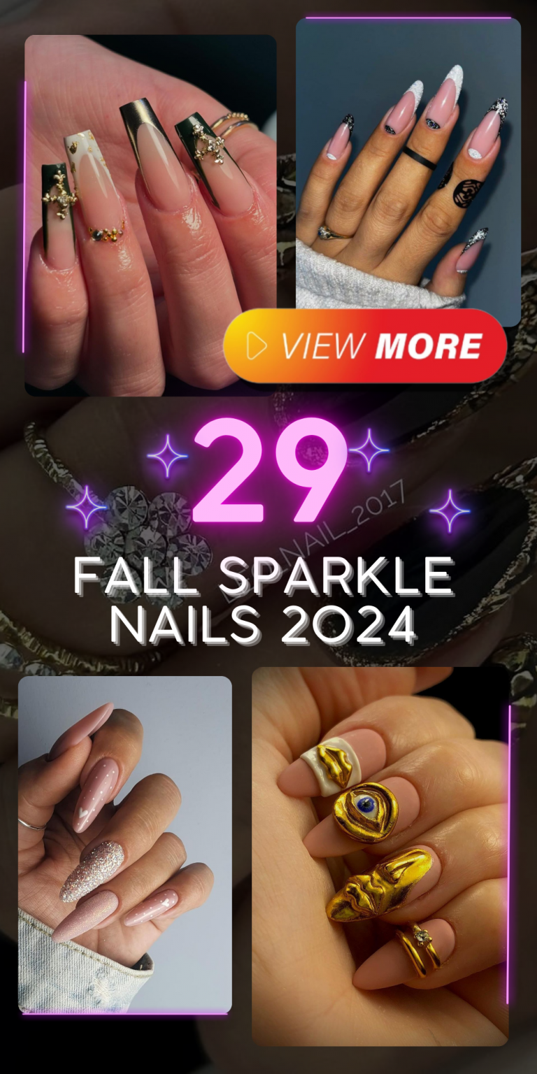 29 Fall Sparkle Nail Ideas for 2024 - Fall Update 2025