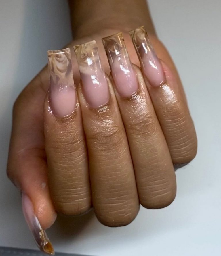 29 Fall Marble Nails 2024 Ideas: Stunning Designs for Almond, Coffin ...