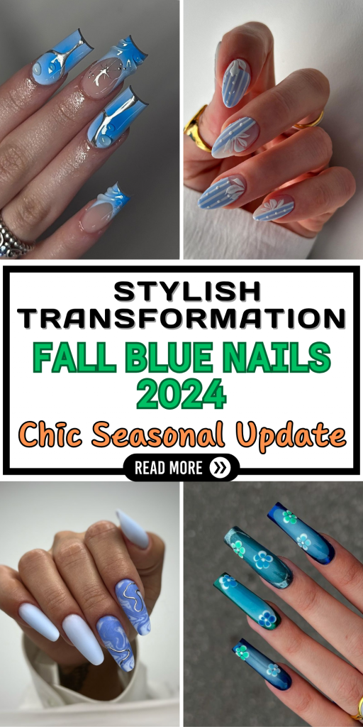 29 Fall Blue Nails 2024 Ideas: Stunning Colors, Designs, and Trends for ...