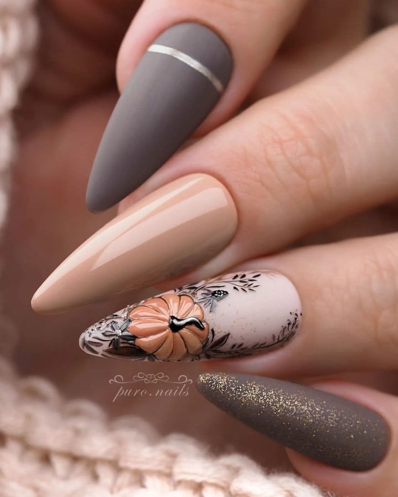 Fall Shellac Nails 2024: 25 Trendy Designs & Colors for Short, Long ...