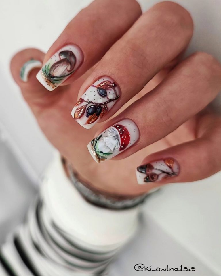 Fall Shellac Nails 2024: 25 Trendy Designs & Colors for Short, Long ...