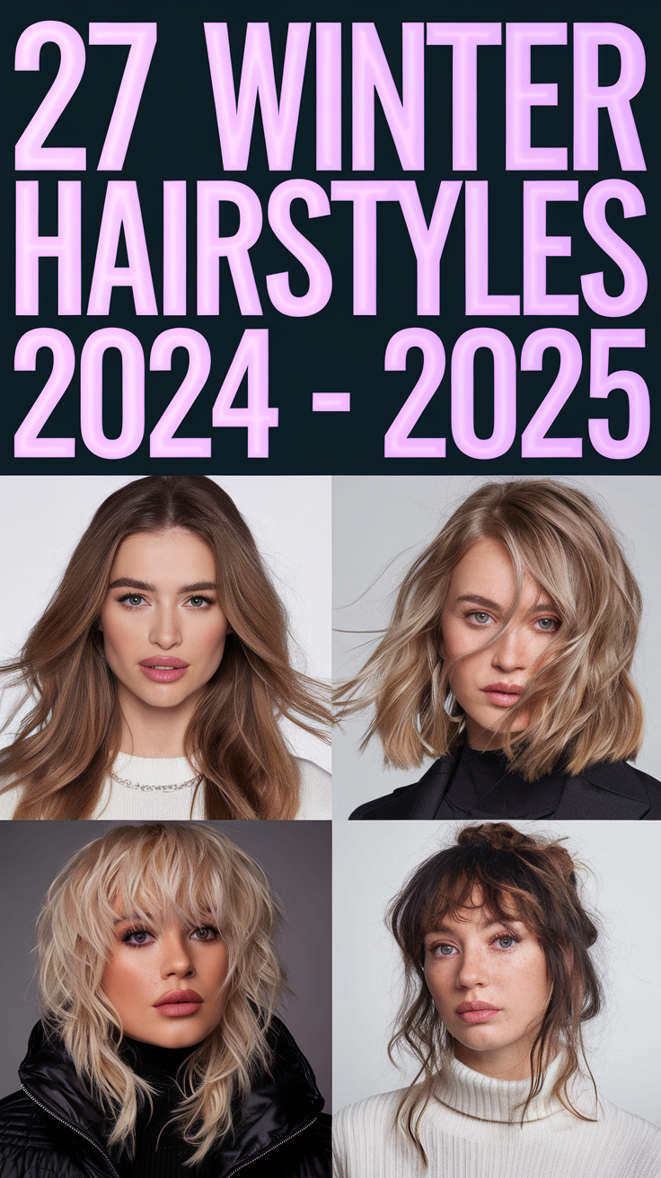 Winter Hairstyles 2024-2025: 27 Trendsetting Ideas for the Season ...
