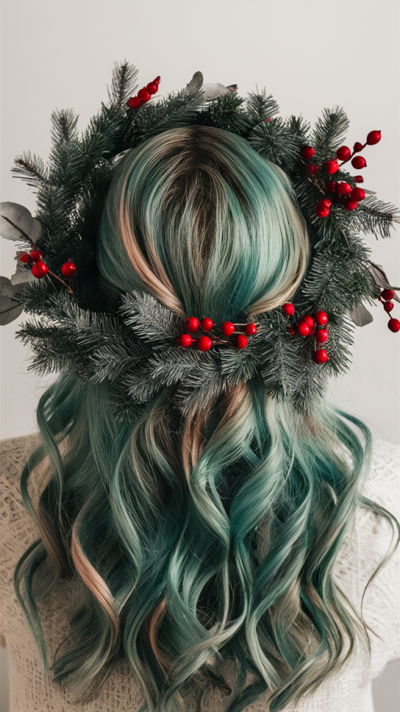 29 Creative Christmas Hair Ideas for a Magical Holiday Look - Fall ...